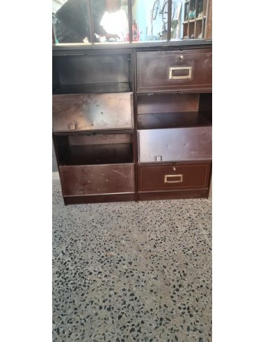 Meuble industriel Ronéo huit clapets couleur d'origine